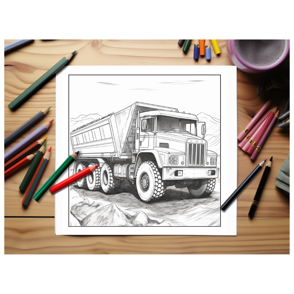 Vibrant Vehicle Adventures: A Vehicle Coloring Book for all ages – Camp ...
